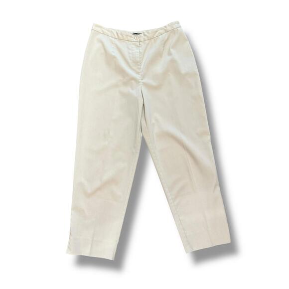 Pants & Jumpsuits | Vintage Beige Slimstraight Leg Slack Pants | Poshmark